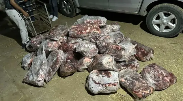 1 ton of pork meat was seized! If they hadn't been caught, they would ...