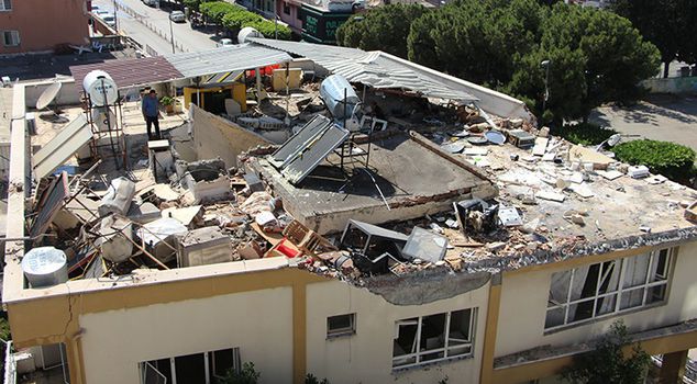 A gas cylinder exploded at a kebab restaurant in Hatay, turning the ...