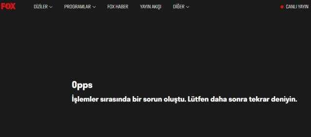 Fox sitesi çöktü mü? 17 Şubat FOX canlı yayın nasıl izlenir? - Haberler