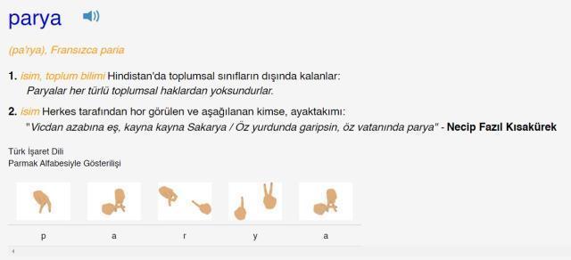 Parya ne demek? Parya TDK anlamı nedir? Parya anlamı nedir? - Haberler