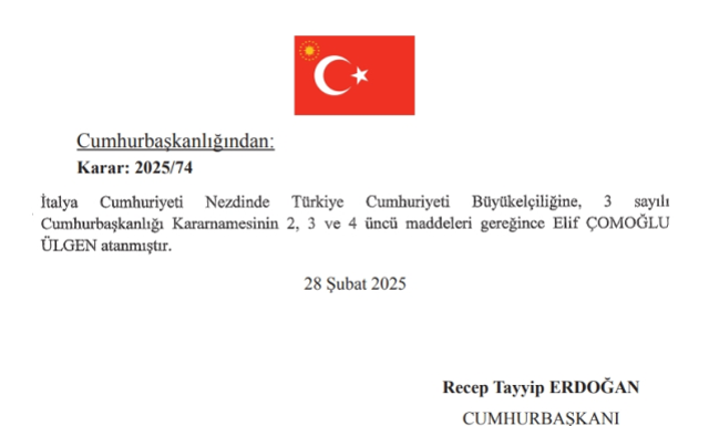 Yeni İtalya Büyükelçisi Elif Çomoğlu Ülgen kimdir? Elif Çomoğlu Ülgen ...