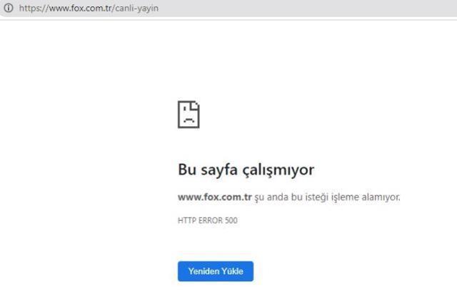 Fox sitesi çöktü mü? 21 Aralık FOX canlı yayın nasıl izlenir? - Haberler