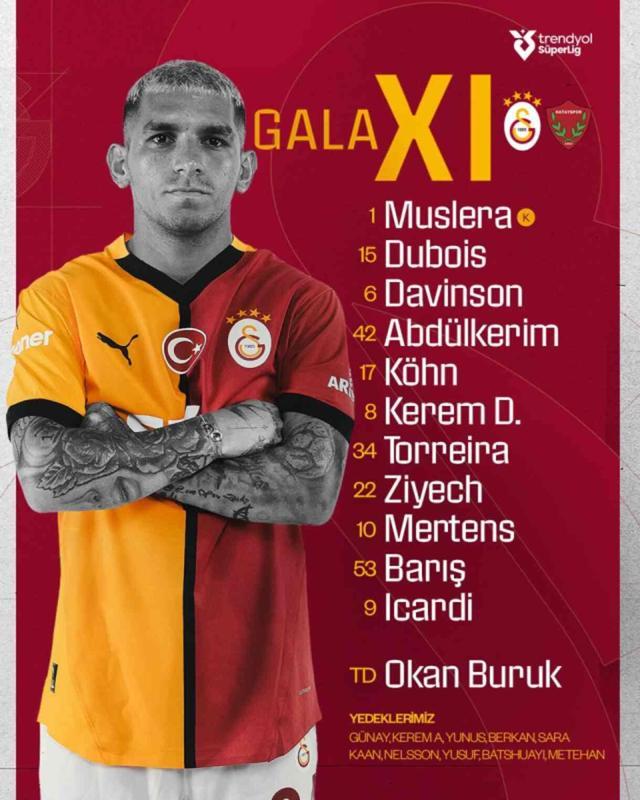 Sara Hatayspor maçında yok mu, neden yok? Gabriel Sara sakat mı, cezalı ...