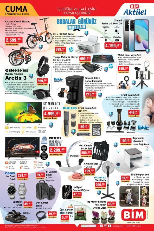 17 Haziran BİM kataloğu 2022: Bu hafta BİM'e gelecek ürünler! BİM bu ...