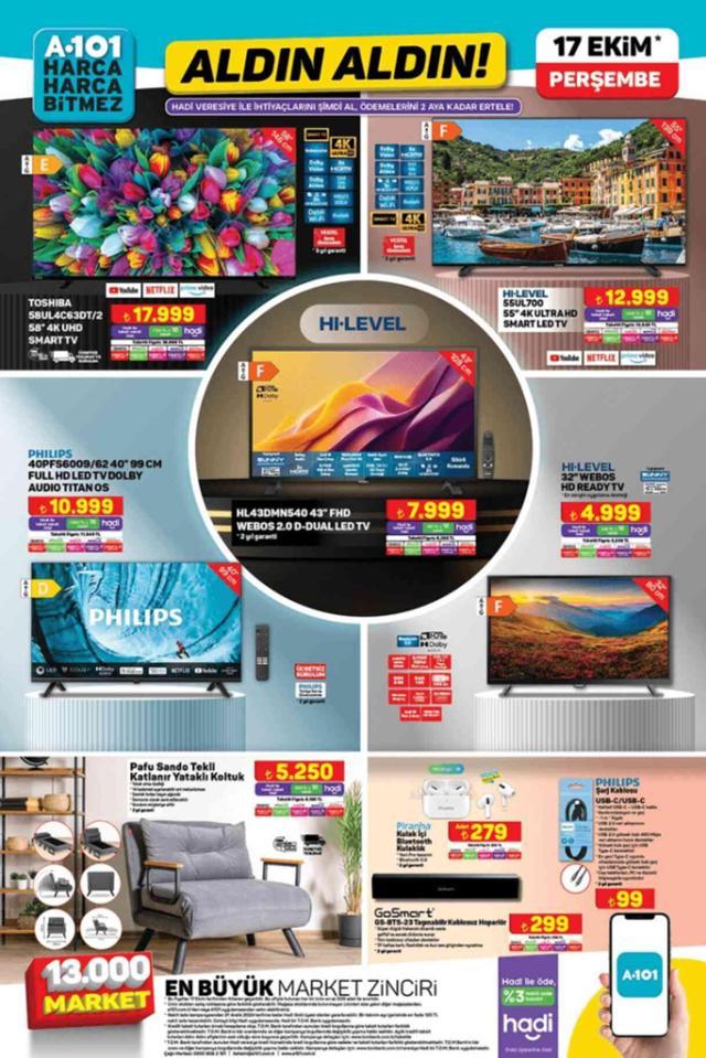 A101 17 EKİM 2024 KATALOĞU A101'e gelen ürünler! A101 bu hafta katalog ürünleri neler? - Haberler