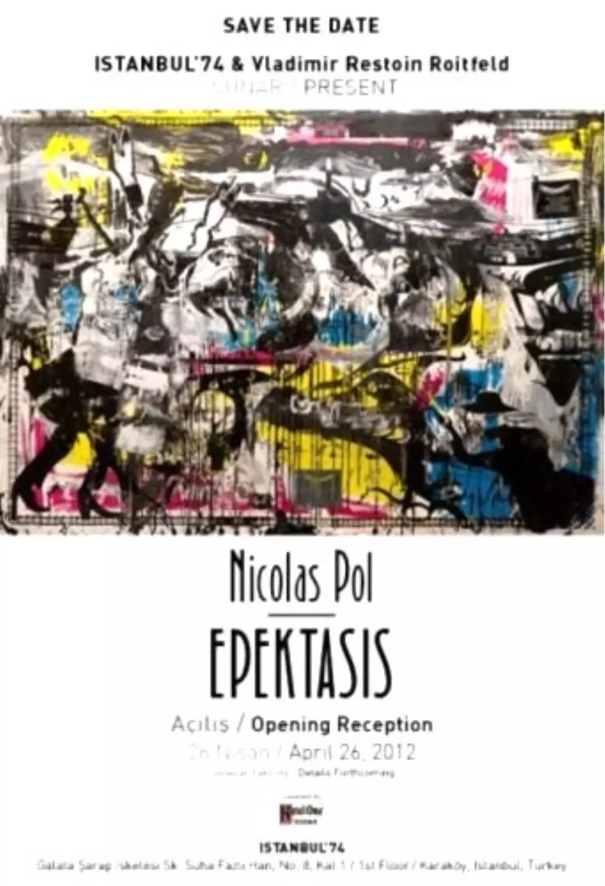 Nicolas Pol'un Epektasis Sergisi İstanbul'74'de - Haberler