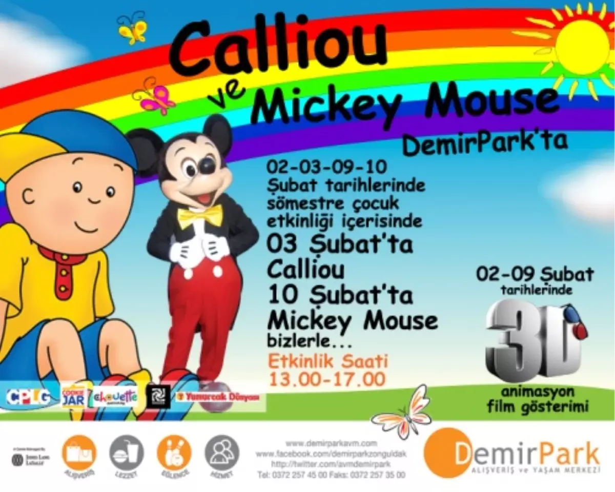 Caillou ve Mickey Mouse Geliyor - Haberler