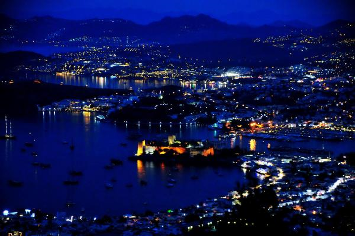 Bodrum'un Hayran Bırakan Gece Manzarası - Haberler