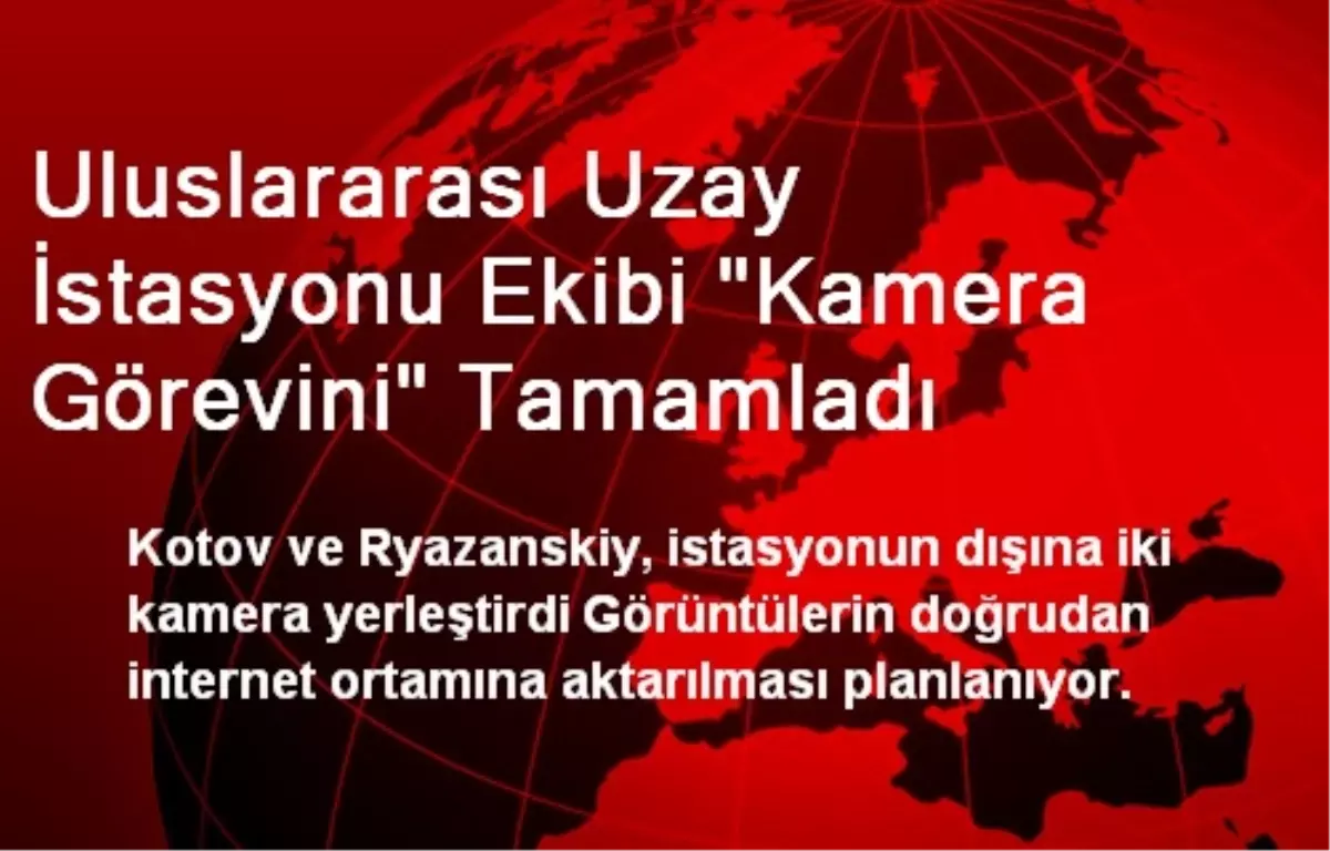 Uluslararası Uzay İstasyonu Ekibi Uluslararası Uzay İstasyonu Ekibi