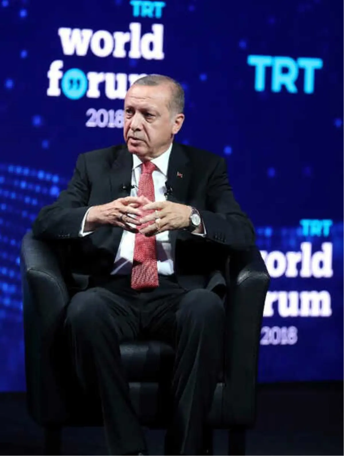 Fotoğraflar // Cumhurbaşkanı Erdoğan TRT World Forum'da Konuşuyor (1 ...