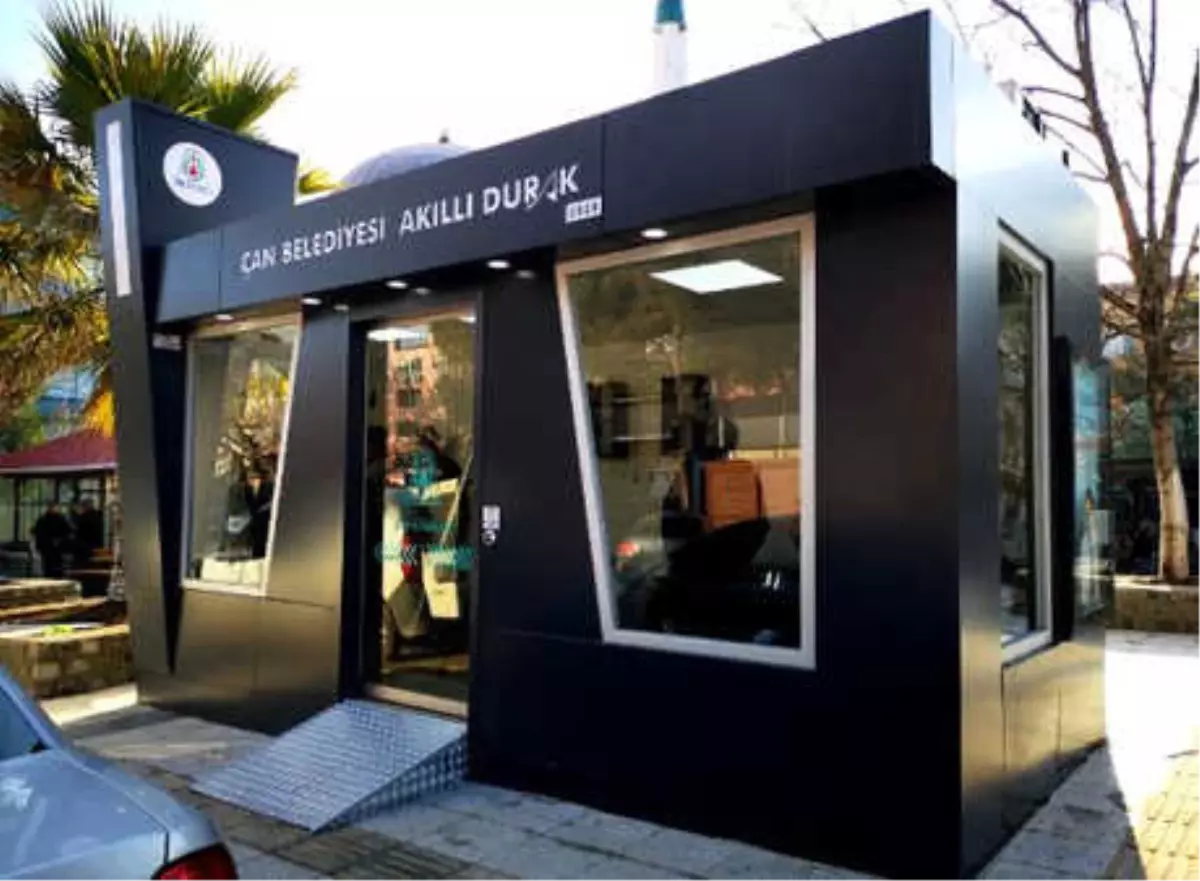 Çan'da 'Akıllı Durak' Hizmete Girdi - Haberler