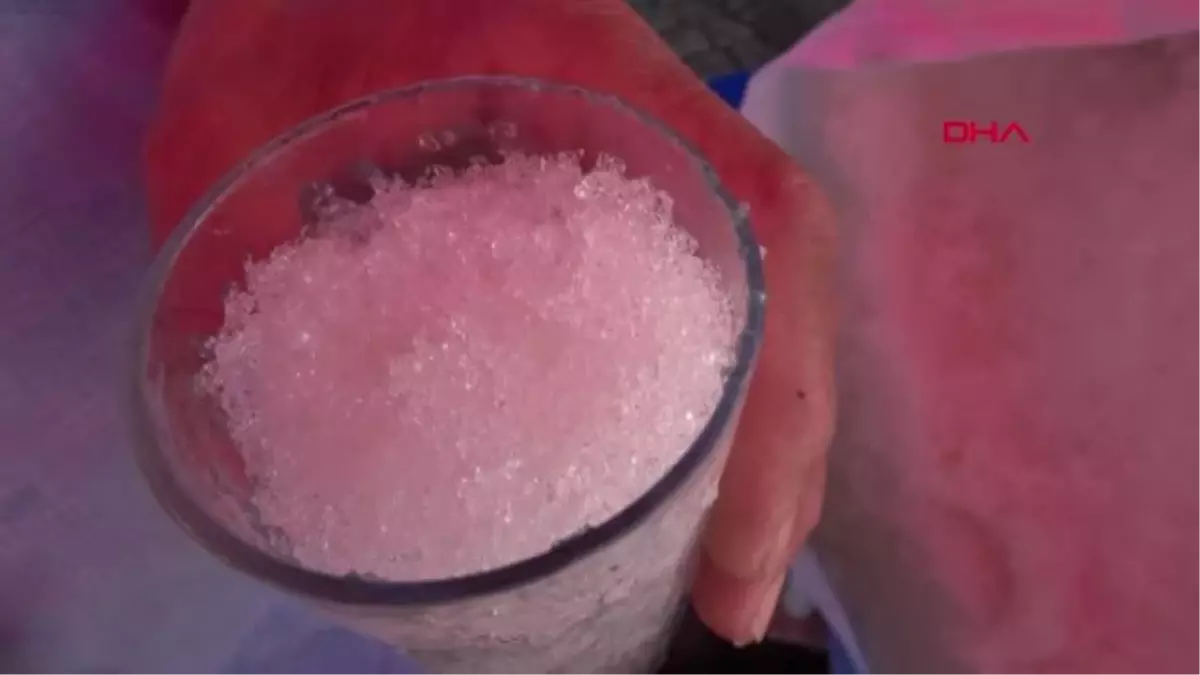 AYDIN KAR HELVASI YİYEREK SERİNLEDİLER - Haberler