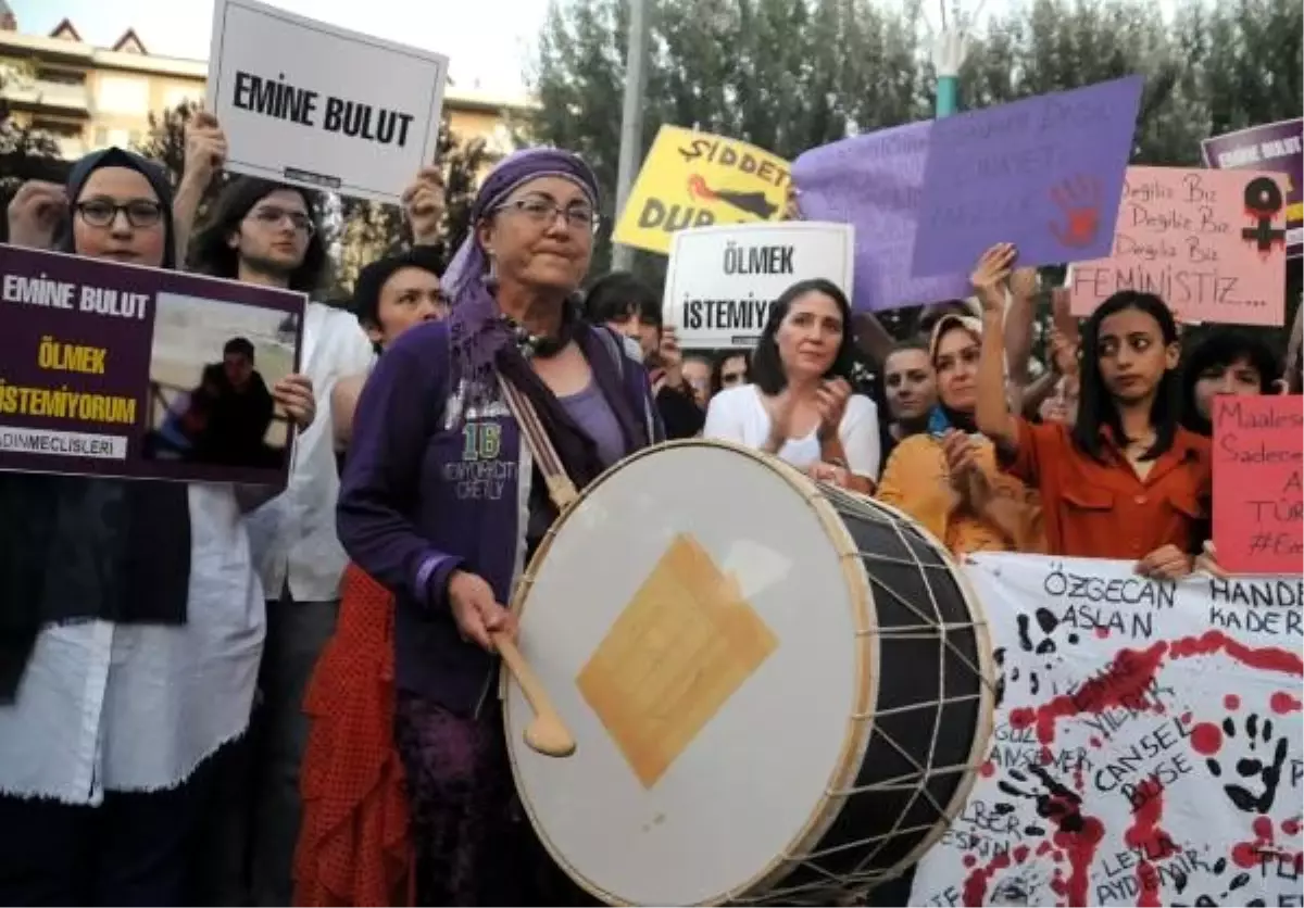 Emine bulut cinayetine bursa'dan davullu tepki: kadın cinayetleri afet ...