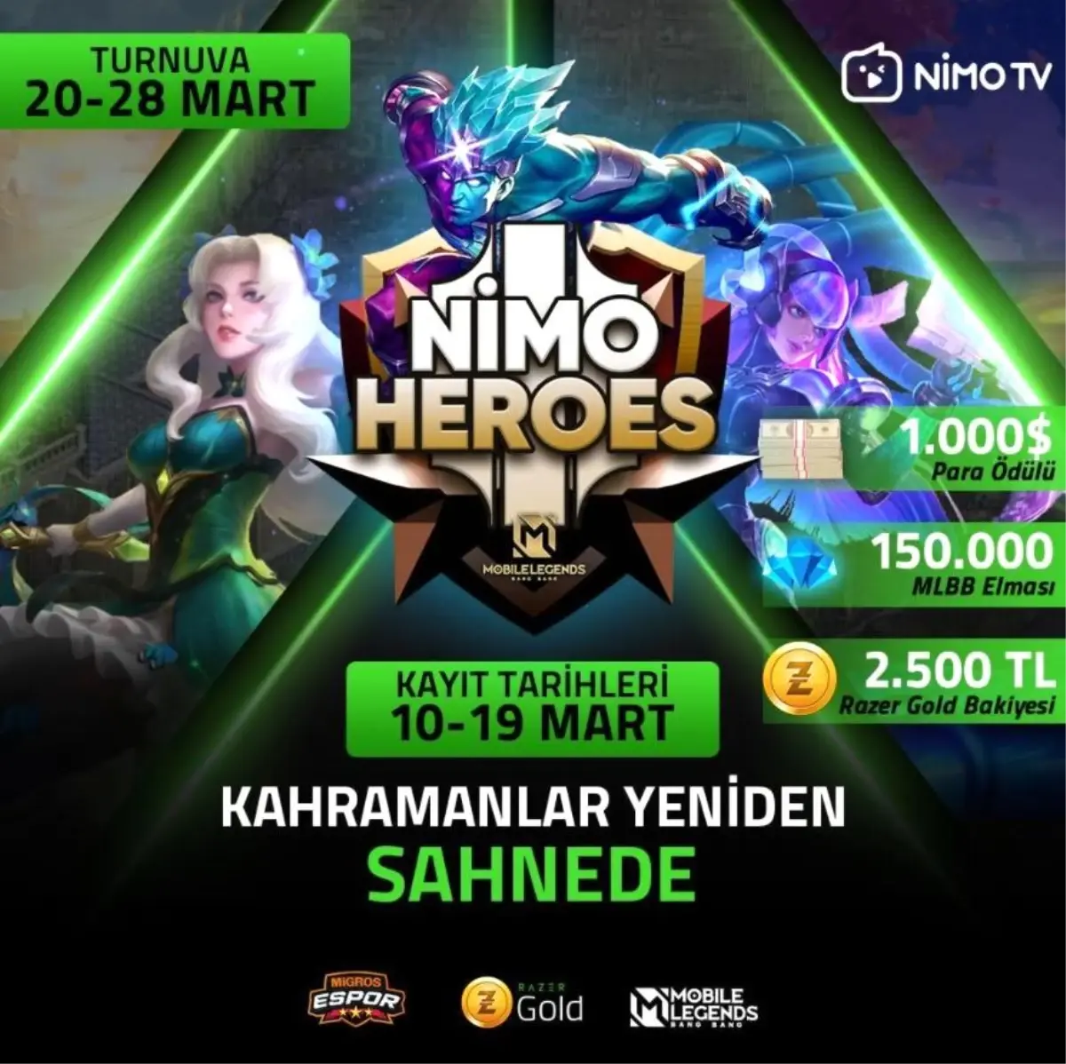 Razer Gold Turkey Nimo Heroes turnuvasını duyurdu! - Haberler