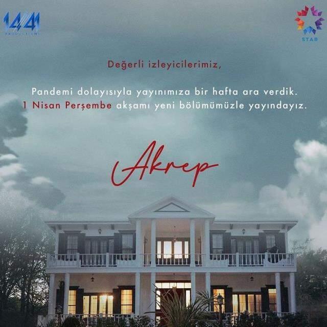 Akrep dizisi yok mu? Akrep dizisi 25 Mart neden yayınlanmadı? Akrep ...