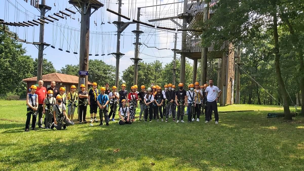 Macera Park 300 kişilik öğrenci grubunu ağırladı - Haberler