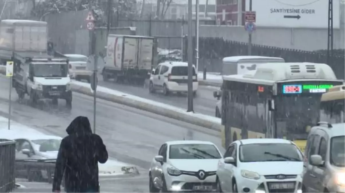 BASIN EKSPRES YOLU'NDA KAR ETKİSİNİ GÖSTERMEYE BAŞLADI - Haberler BASIN EKSPRES YOLU'NDA KAR ETKİSİNİ GÖSTERMEYE BAŞLADI - Haberler