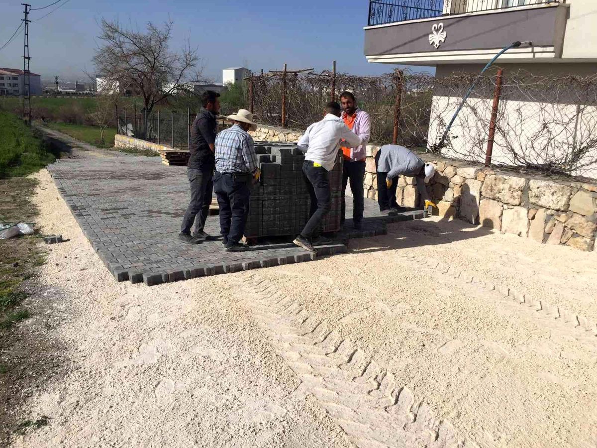 Türmüz Küme Evlerde kilitli parke taşı çalışması - Haberler