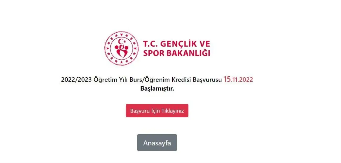 KYK burs başvurusu nasıl yapılır? GSB Burs başvuru ekranı! - Haberler