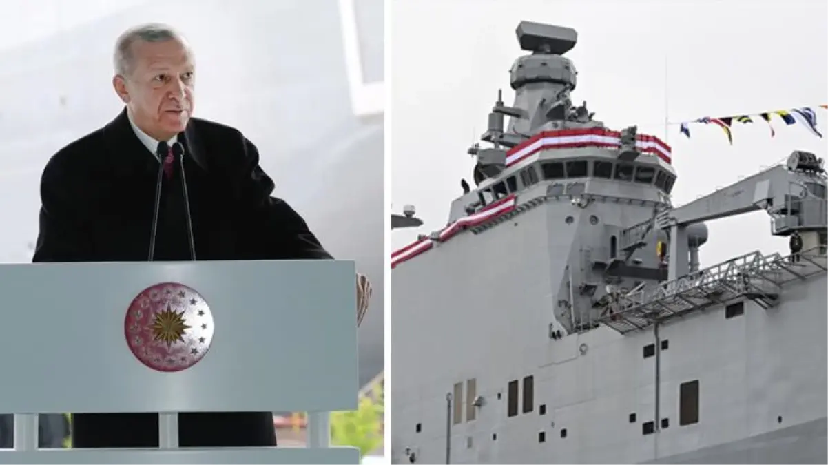 Son Dakika! Dünyanın ilk SİHA gemisi TCG Anadolu, TSK'ya teslim edildi ... Son Dakika! Dünyanın ilk SİHA gemisi TCG Anadolu, TSK'ya teslim edildi ...