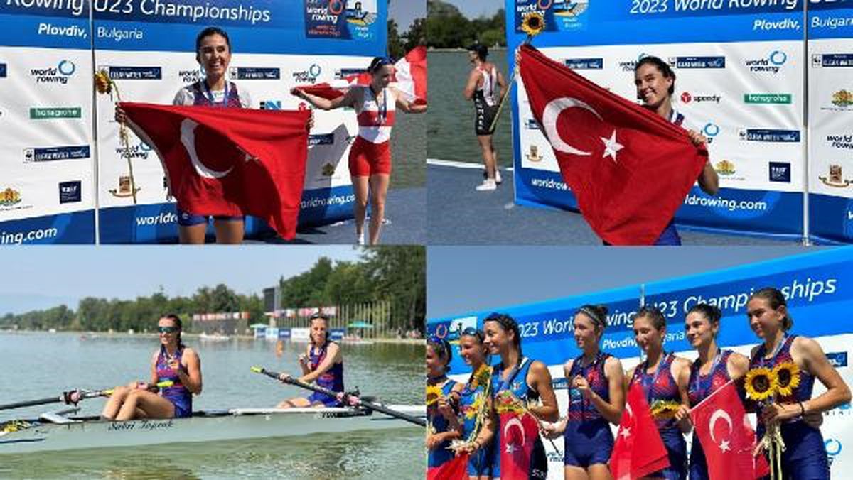 Türkiye Kürek Milli Takımı 23 Yaş Altı Dünya Şampiyonası'nda 3 madalya ...