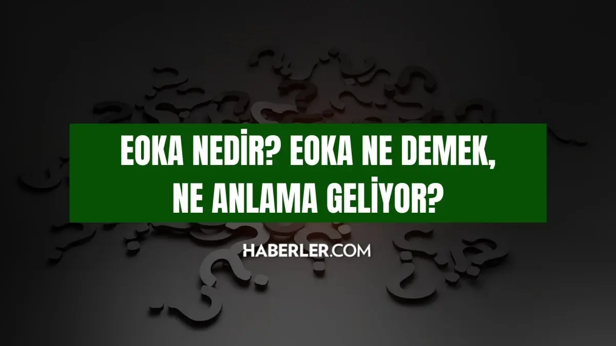 EOKA nedir? EOKA ne demek, ne anlama geliyor? EOKA'nın açılımı ne ...