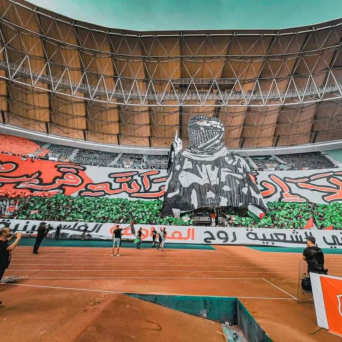 Tunus'ta Club Africain Taraftarları Filistin'e Destek İçin Koreografi ...