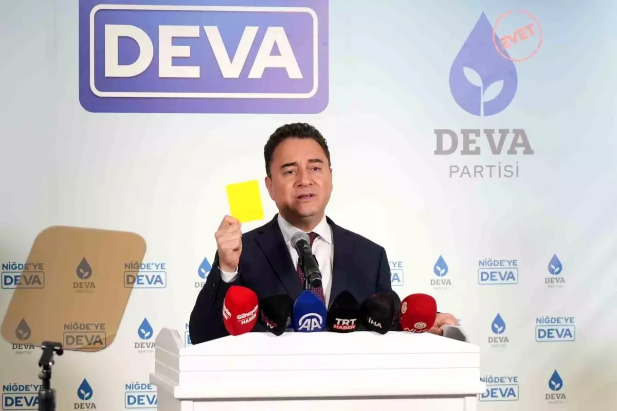 DEVA Partisi Genel Başkanı Ali Babacan, Niğde'de Belediye Başkan Adayını Tanıttı - Haberler