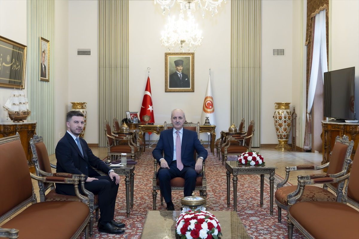 TBMM Başkanı Numan Kurtulmuş, Bosna Hersek Büyükelçisi'ni kabul etti ...
