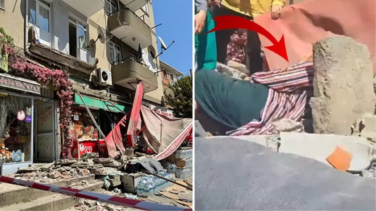 Dairenin balkonu çöktü, 63 yaşındaki kadın yaralandı - Haberler