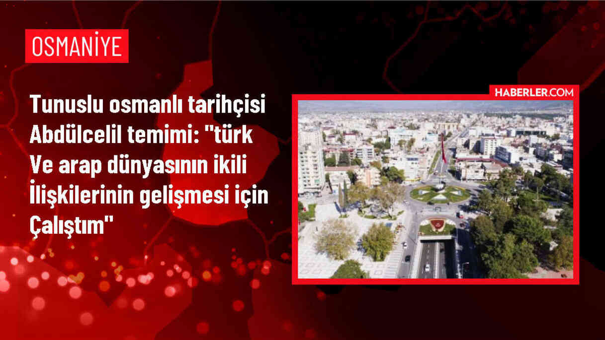 Tunuslu Tarihçi Prof. Dr. Abdülcelil Temimi, Türk ve Arap Dünyası ...