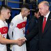 President Erdogan visited our National Football Team in the dressing room.