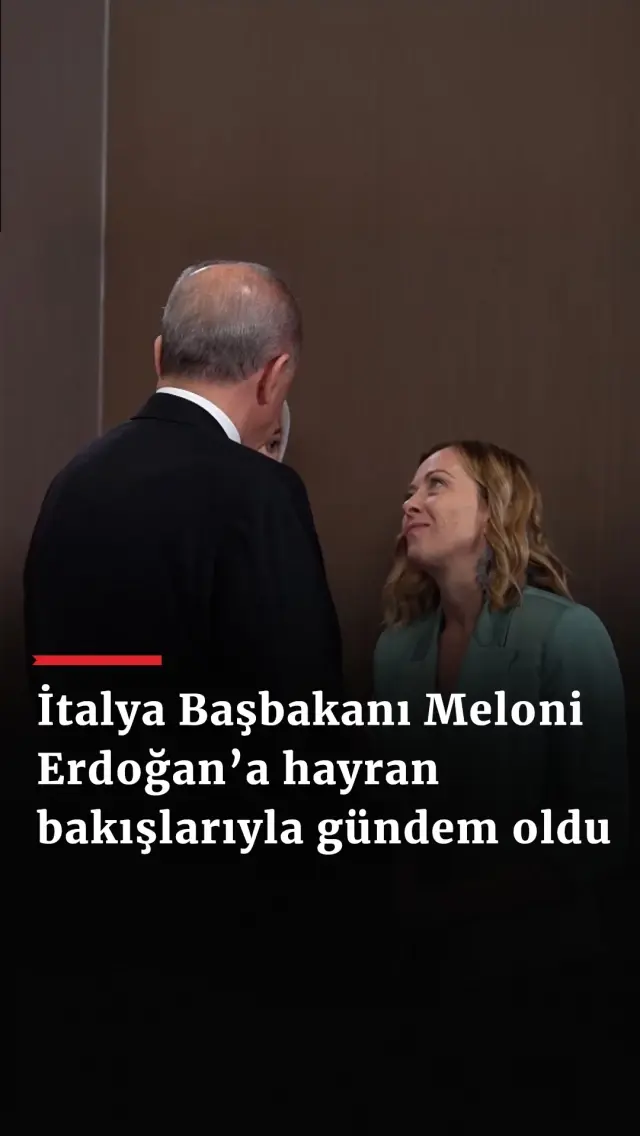 Haberler.com Shorts - Meloni'nin Erdoğan'a Bakışları Olay
