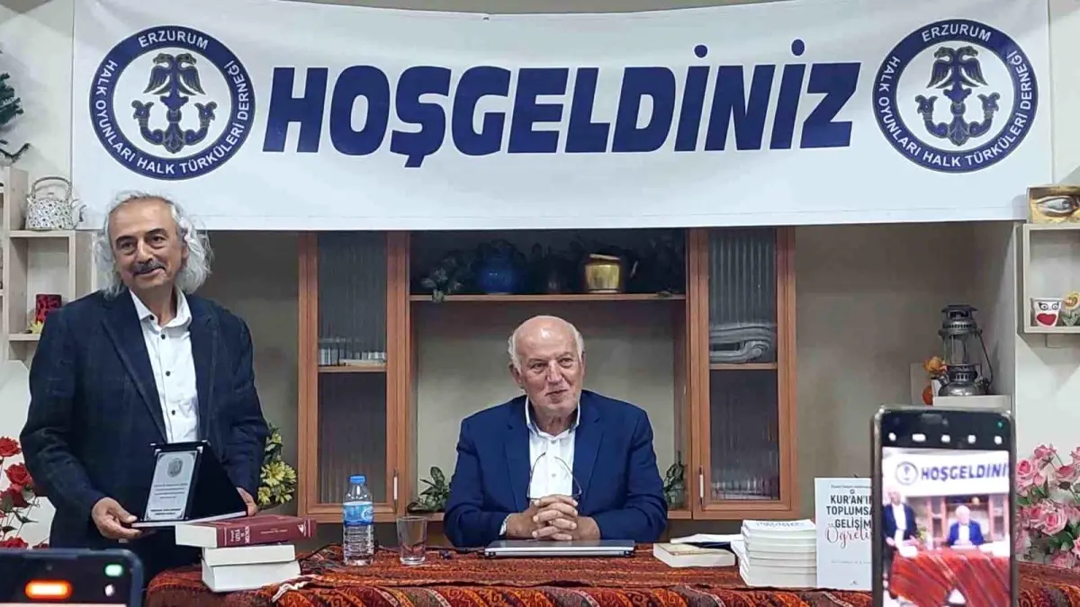 Erzurum Tarih Derneği, Prof. Dr. Muhammet Nur Doğan'ın kitabını tanıttı ...