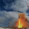 Russia's missile known as 'Invincible', Satan II, exploded in the air.