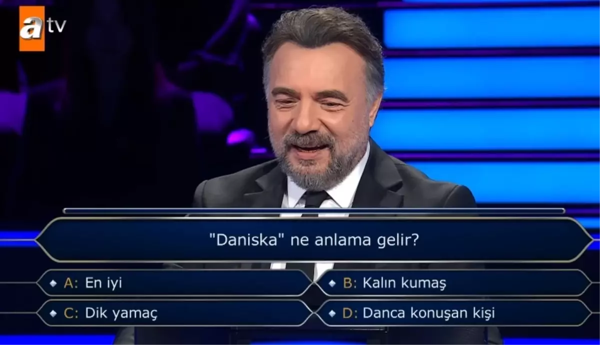 "Daniska" ne anlama gelir? Kim Milyoner Olmak İster yeni bölüm soru ve ...
