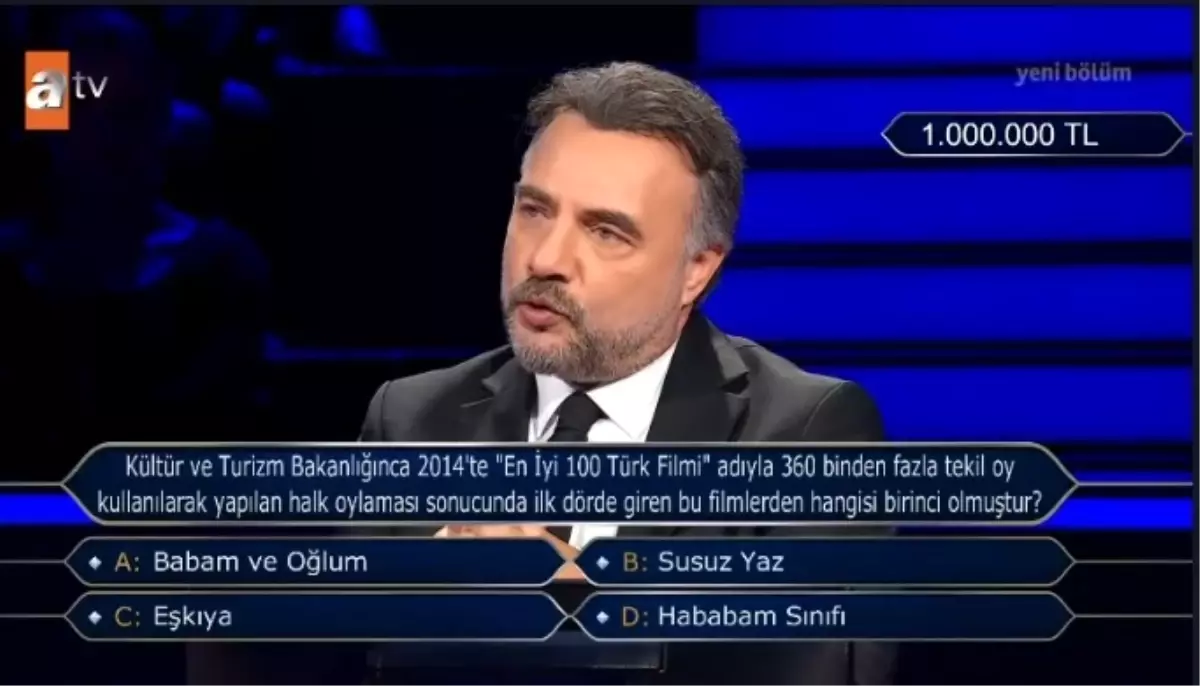 Kültür ve Turizm Bakanlığınca 2014'te "En İyi 100 Türk Filmi" adıyla 360 binden fazla tekil oy ...