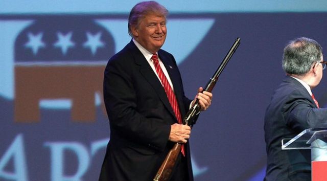 A warning from U.S. President Donald Trump: We have weapons that no one ...