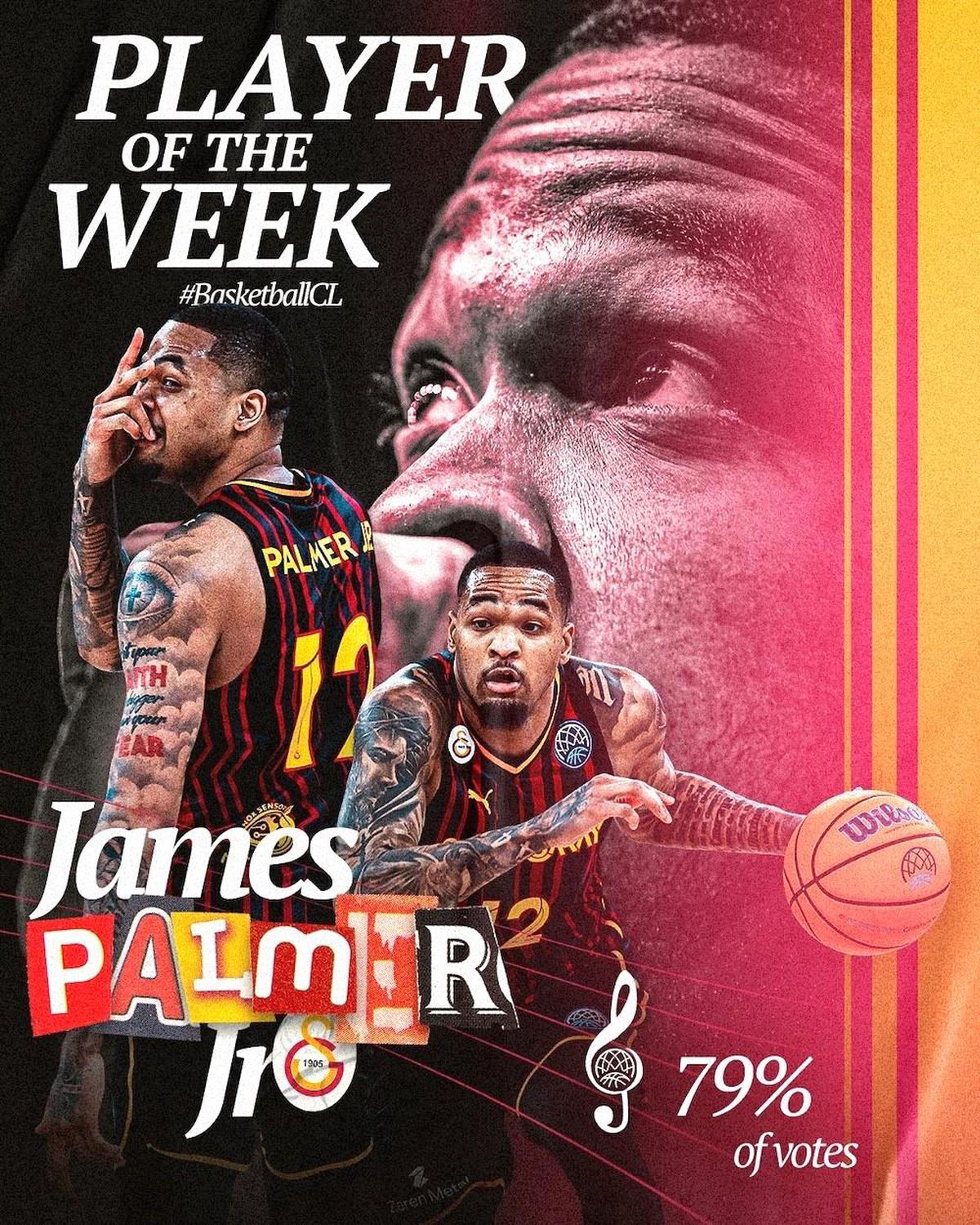 Galatasaraylı James Palmer Jr. Haftanın Oyuncusu Seçildi - Haberler
