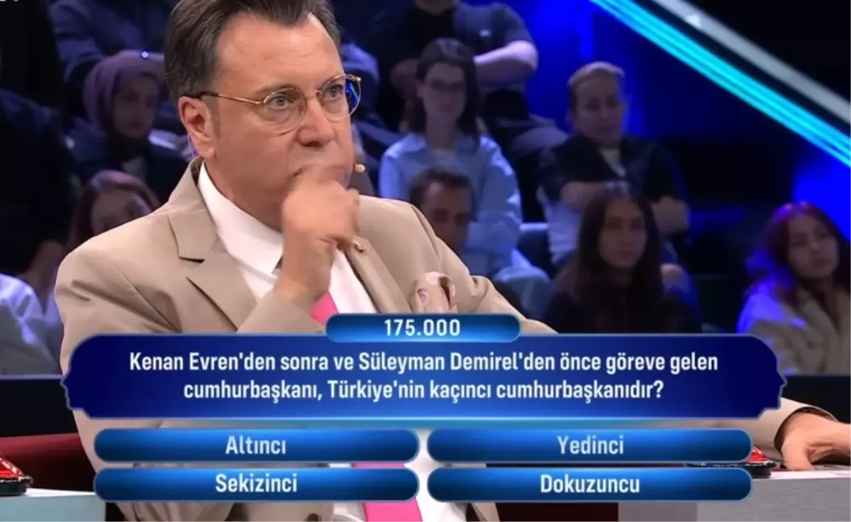 Kenan Evren'den sonra ve Süleyman Demirel'den önce göreve gelen cumhurbaşkanı, Türkiye'nin ...