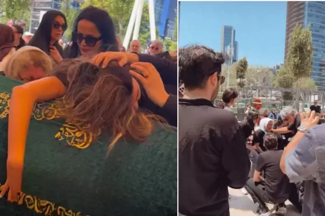 Tense moments at Nihal Candan's funeral! She insulted the press members.