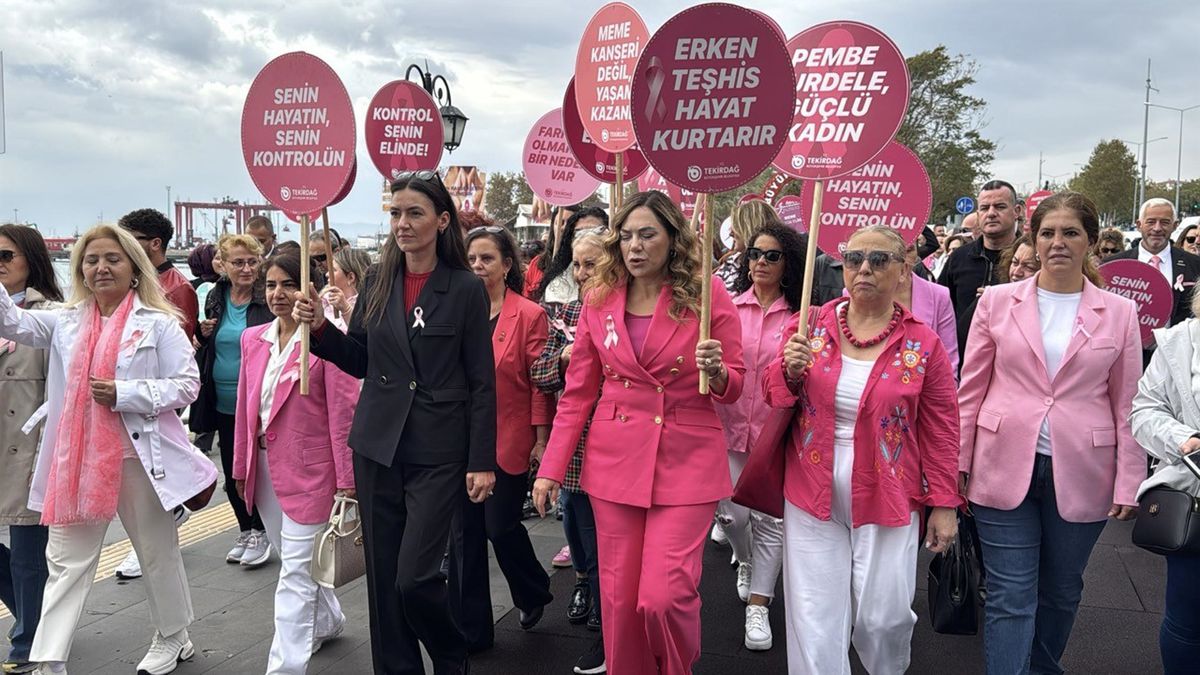 Tekirdağ'da Meme Kanseri Farkındalık İçin 'Pembe Festival' Düzenlendi ...