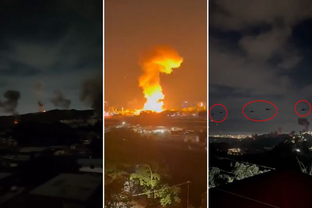 First images from Venezuela, where numerous explosions have occurred.