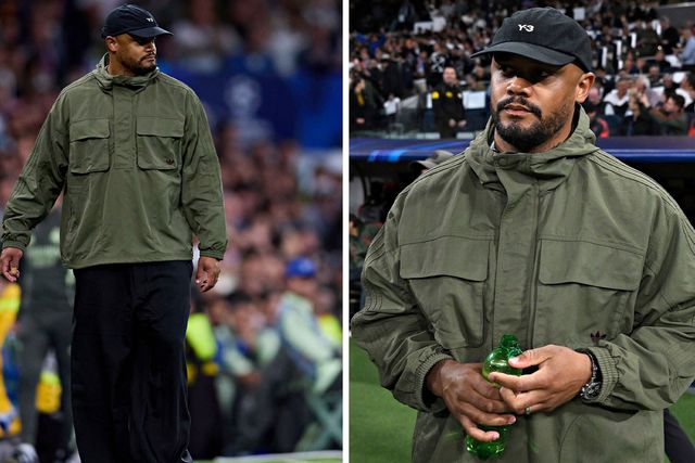 The price of the jacket worn by Kompany has been revealed.