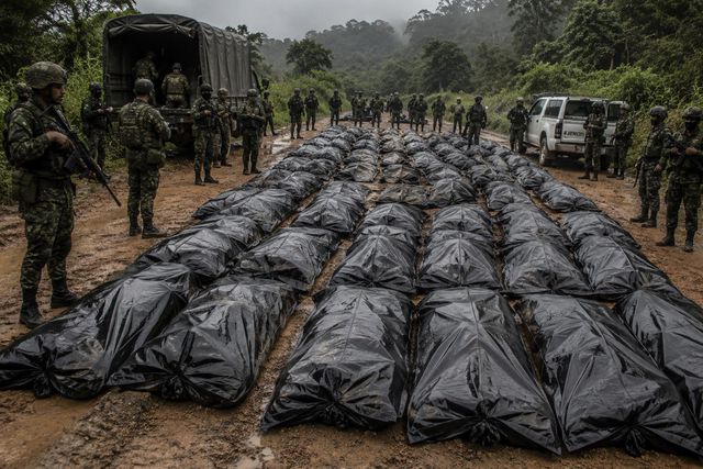 50 people died as a result of clashes between two armed groups in Colombia