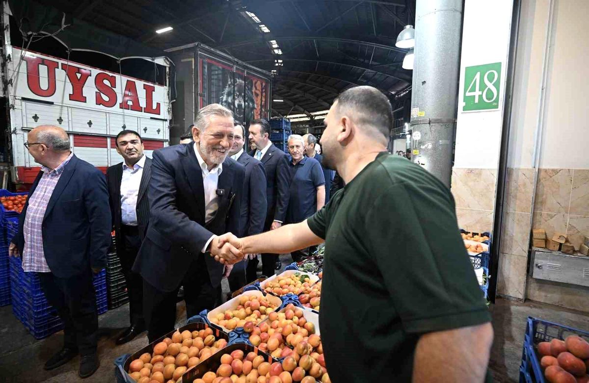 BTSO Başkanı İbrahim Burkay'dan Bursa Kent Hali'ne ziyaret - Haberler