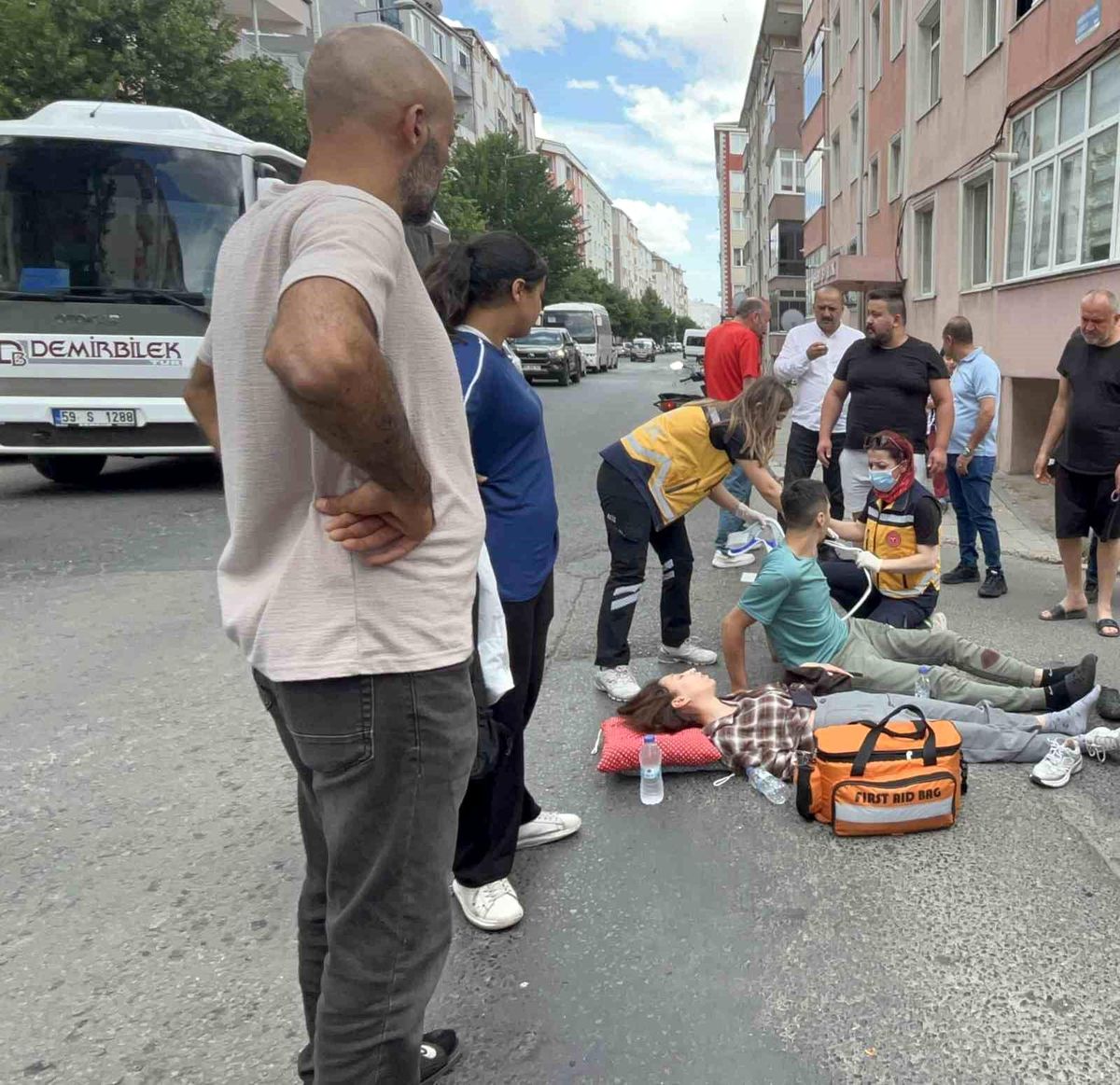Çorlu'da ATV ile motosikletin çarpıştığı kaza kamerada - Haberler